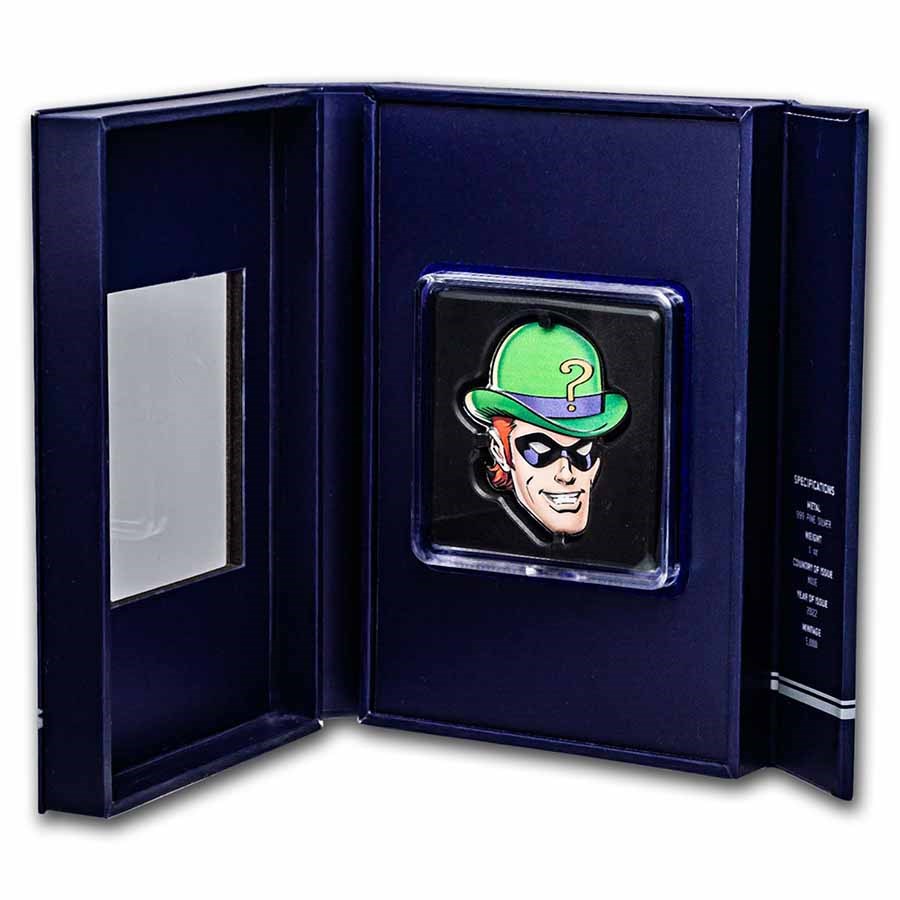 2022 Niue 1 oz Silver $2 Faces of Gotham: The Riddler – Gold Silver Outlet