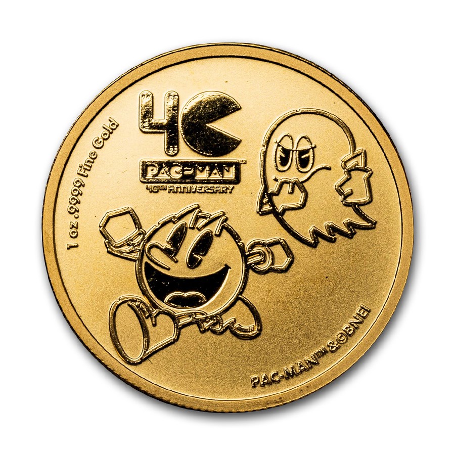 2020 1oz Niue PAC-MAN™ 40th Anniversary Gold Coin – Gold Silver Outlet
