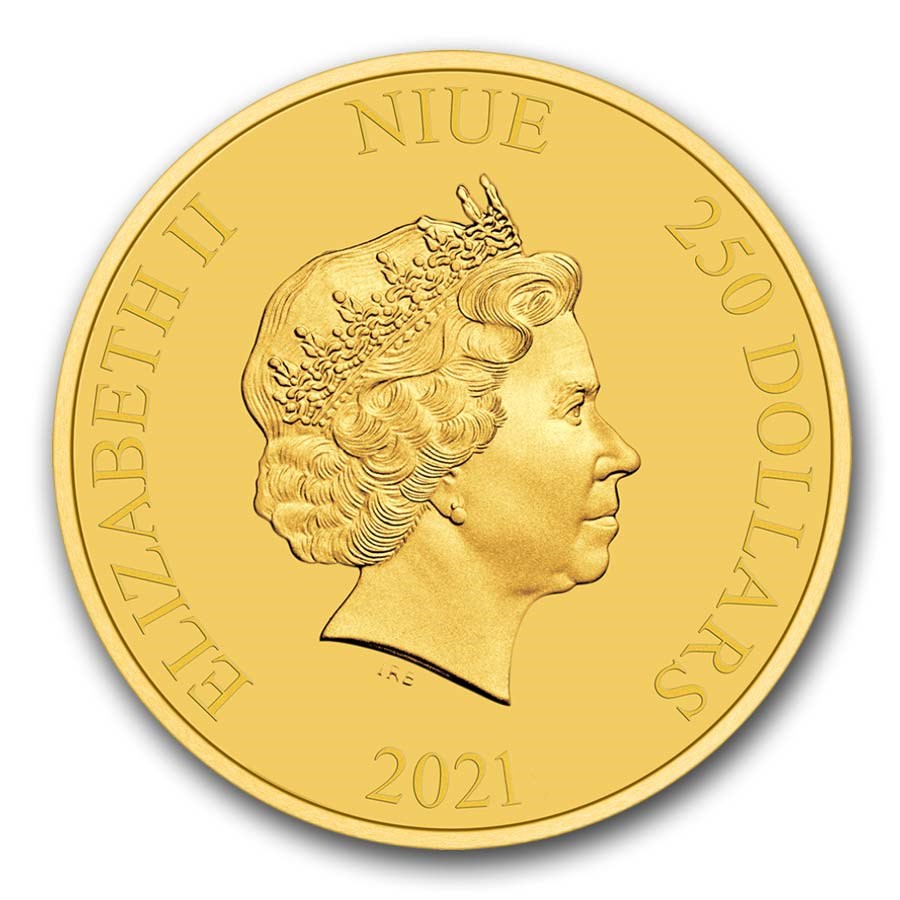 2021 Niue 1 oz Gold $250 DC Comics Justice League: Batman – Gold Silver ...