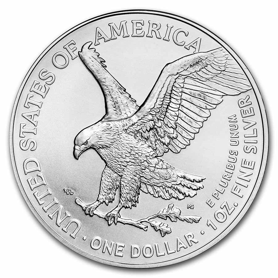 2021 1oz American Silver Eagle Type 2 – Gold Silver Outlet