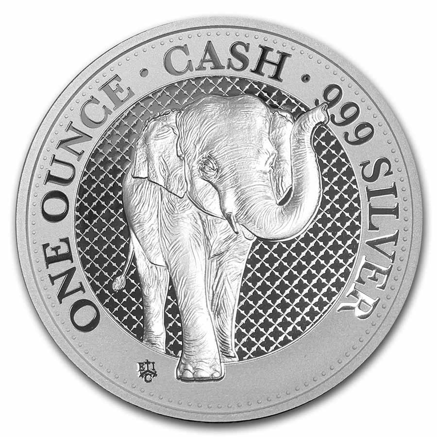 2021 1oz St Helena Cash Elephant Silver Coin – Gold Silver Outlet