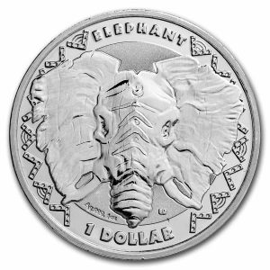 2023 Sierra Leone 1 oz Silver $1 Big Five: Elephant BU – Gold Silver Outlet