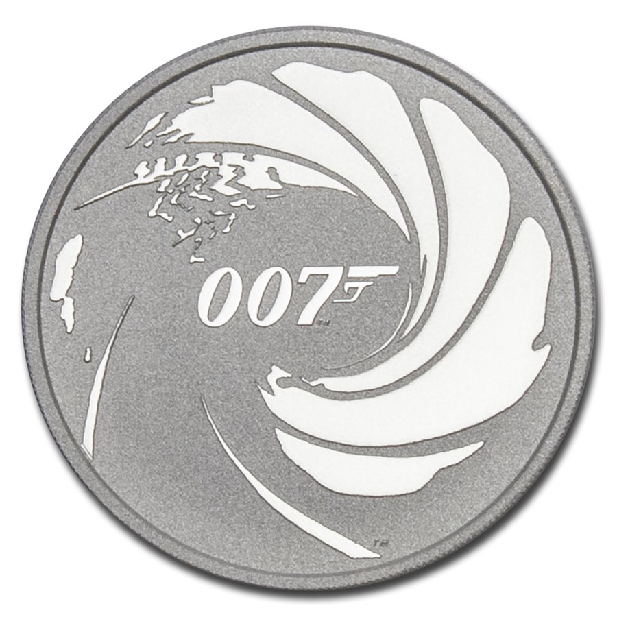 2020 Tuvalu 1 oz Silver James Bond 007 Silver Coin BU – Gold Silver Outlet